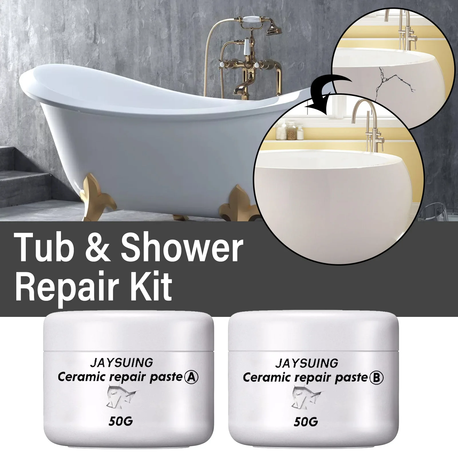 Jaysuing Oem Ceramic Paste Floor Tile Adhesive Tub Tile And Shower ...
