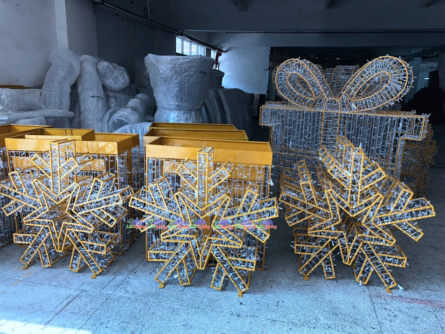 Outdoor Ip65 Motif Snowflake Rope Light Snow Flakes For Street Lamp ...