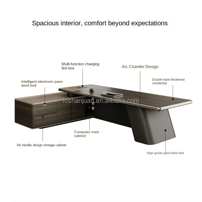 Luxury Modern Office Furniture - Manager Desk & More