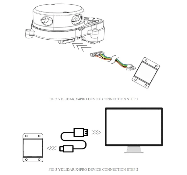 EAI YDLIDAR X4 Pro LIDAR - Obstacle Evadidor Sensor Module