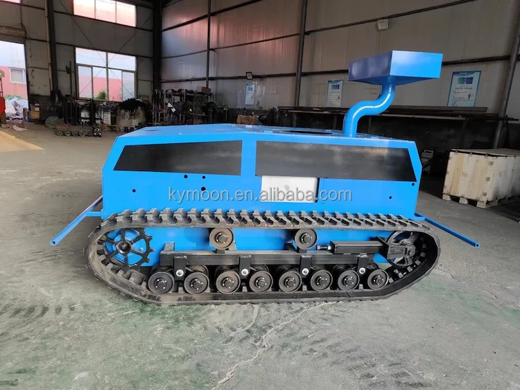 Tracked Vehicle Chassis Light Rubber Track Undercarriage Fire Fighting ...