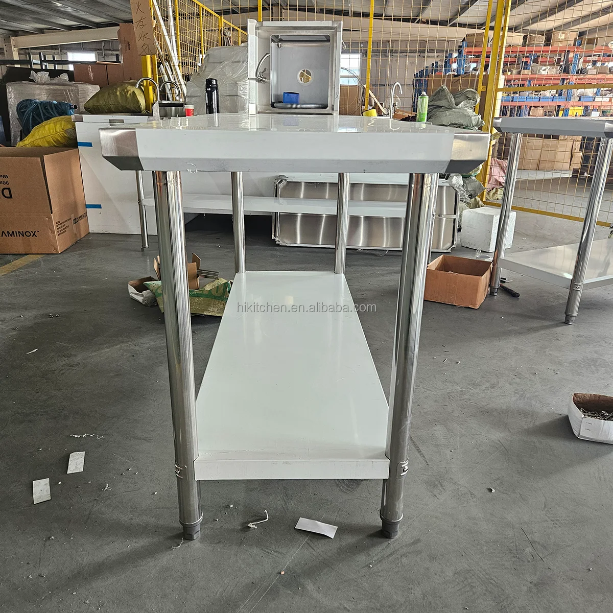 Stainless Steel Table Kitchen Equipment Work Table Stainless Steel ...