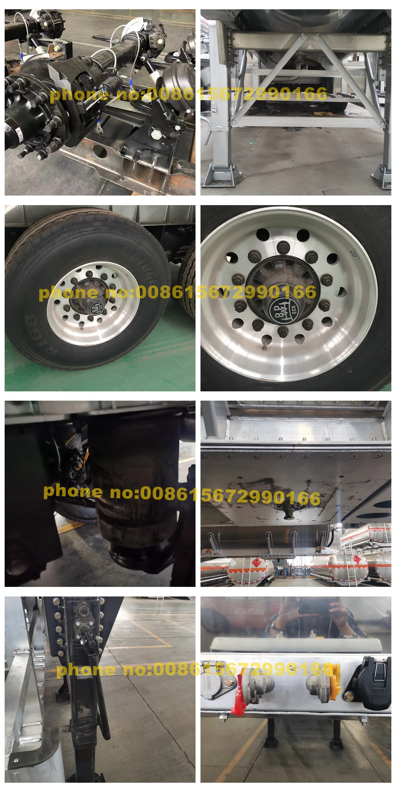 42CBM Aluminum Fuel tank Trailer for Saudi ARAMCO SASO Certificate ...