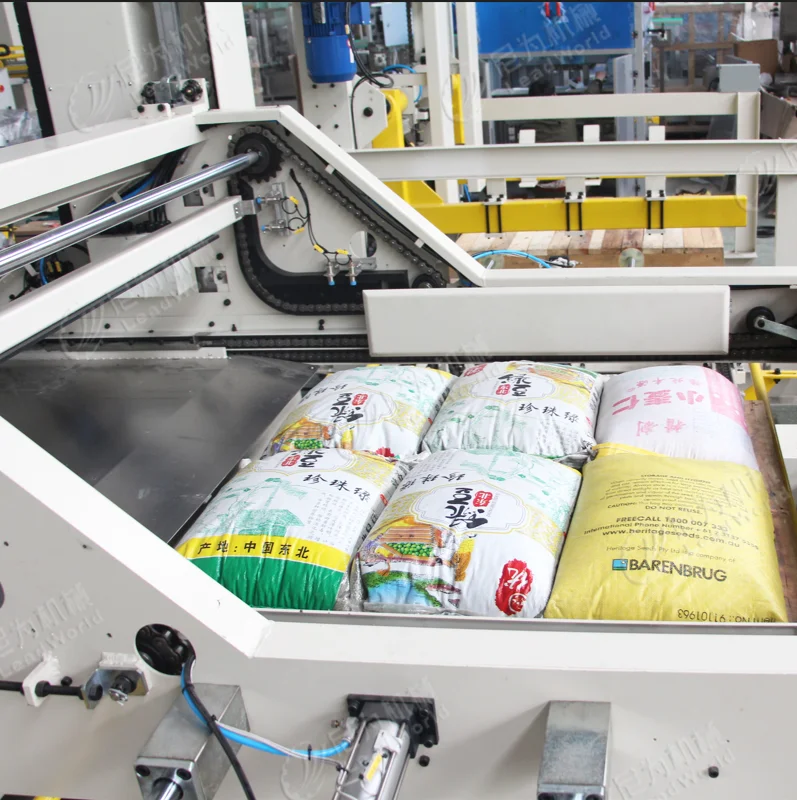 50kg Bag Carton Robot Palletizing System Palletizer Full Automatic Cnc ...