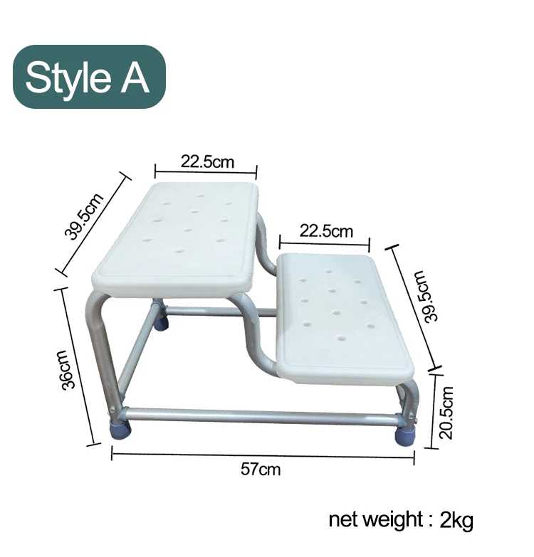 Aluminum Alloy Foot Stool for Hospital Operation Rooms