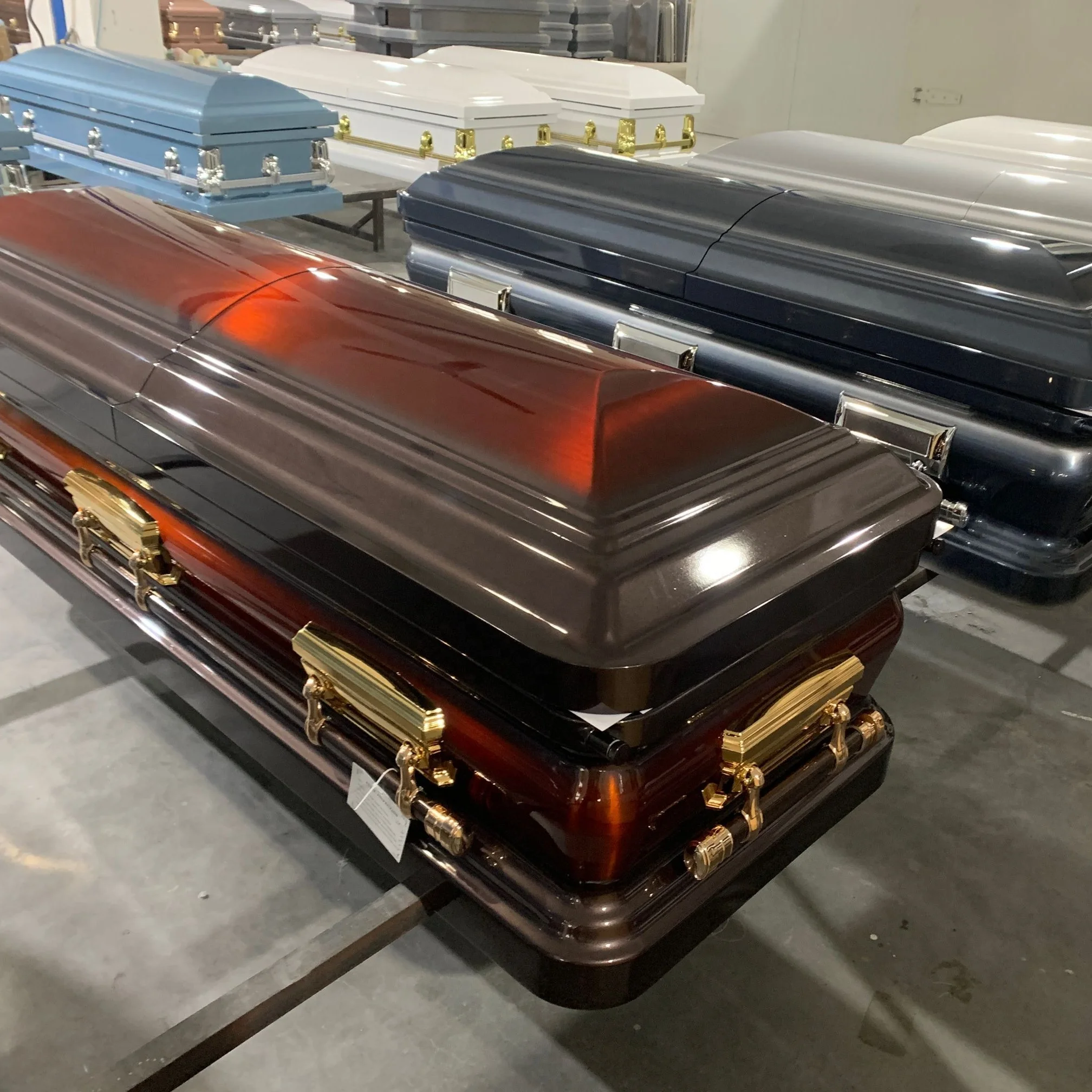 High Quality 18ga Steel Caskets Coffins Funeral Supply - Buy Steel ...