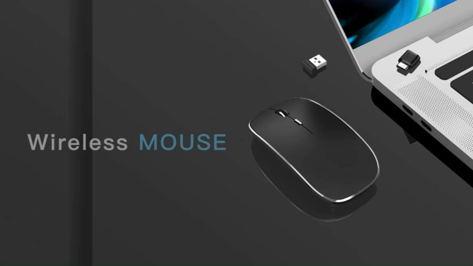 Type-c And Usb Wireless Mouse Bt Rechargeable Mouse Wireless Computer ...