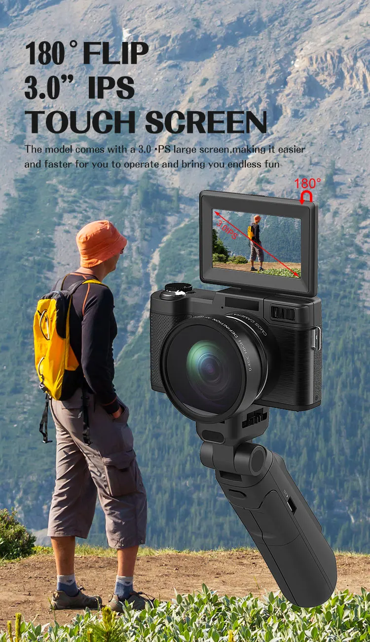 Digital Cameras Photography 4k 48mp Vlogging Camera Youtube Video Cam ...