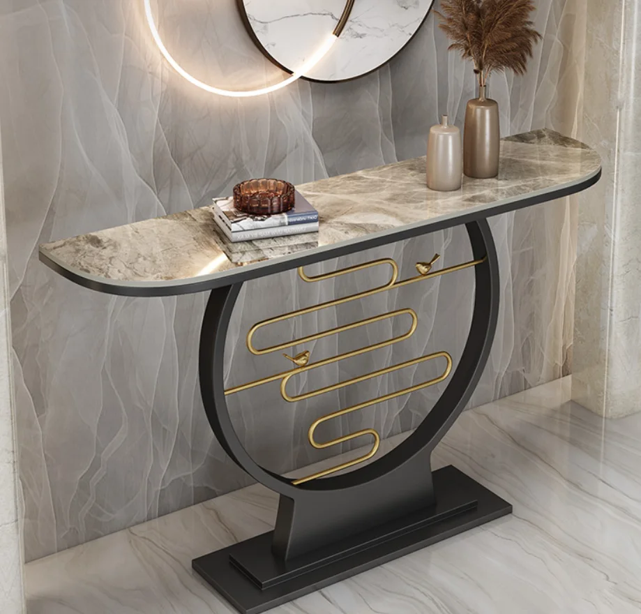 Console Table With Mirror Modern Mirrored Console Table Set - Buy ...