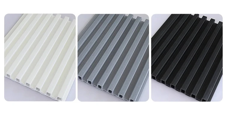 Waterproof Seamless Wpc Wall Panel Coverings Fashion Decorative Fluted ...