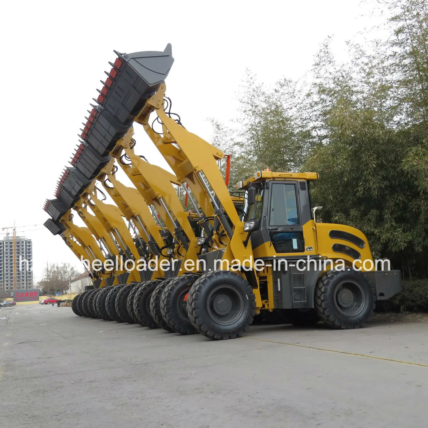 China 2700kg Mini Articulated Front End Wheel Loader Hzm 927 With Parts ...