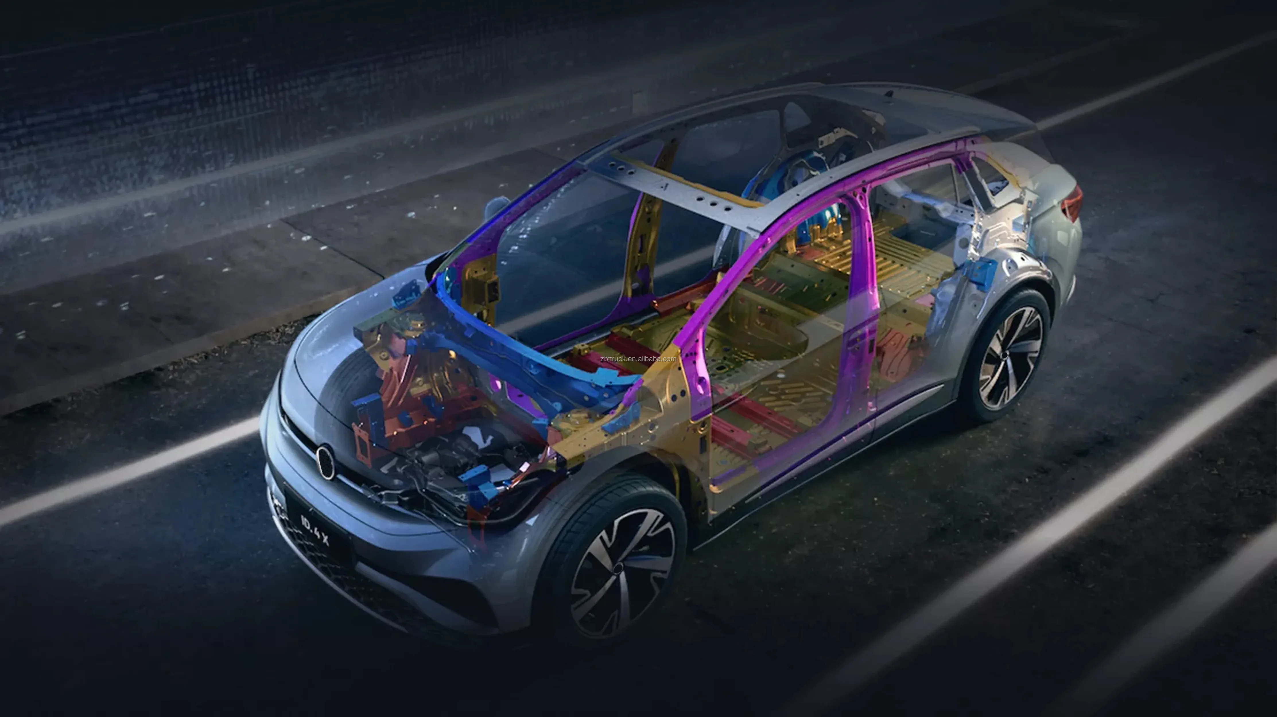 Id4 X Ev Pure Electric Brushless Motor Intelligent Luxury Car Ccs Acc ...