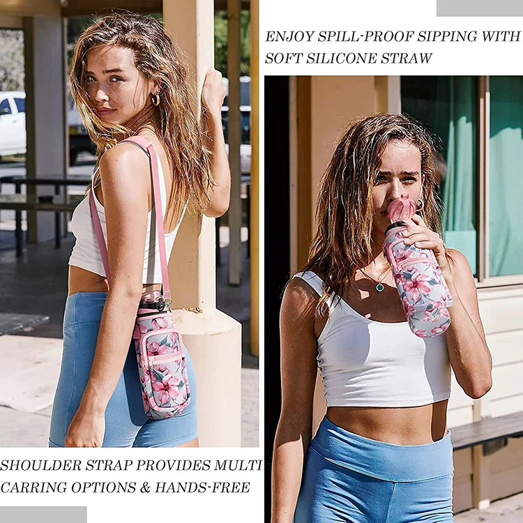 Motivational Water Bottles With Times 32 Oz Water Bottles With Straw ...