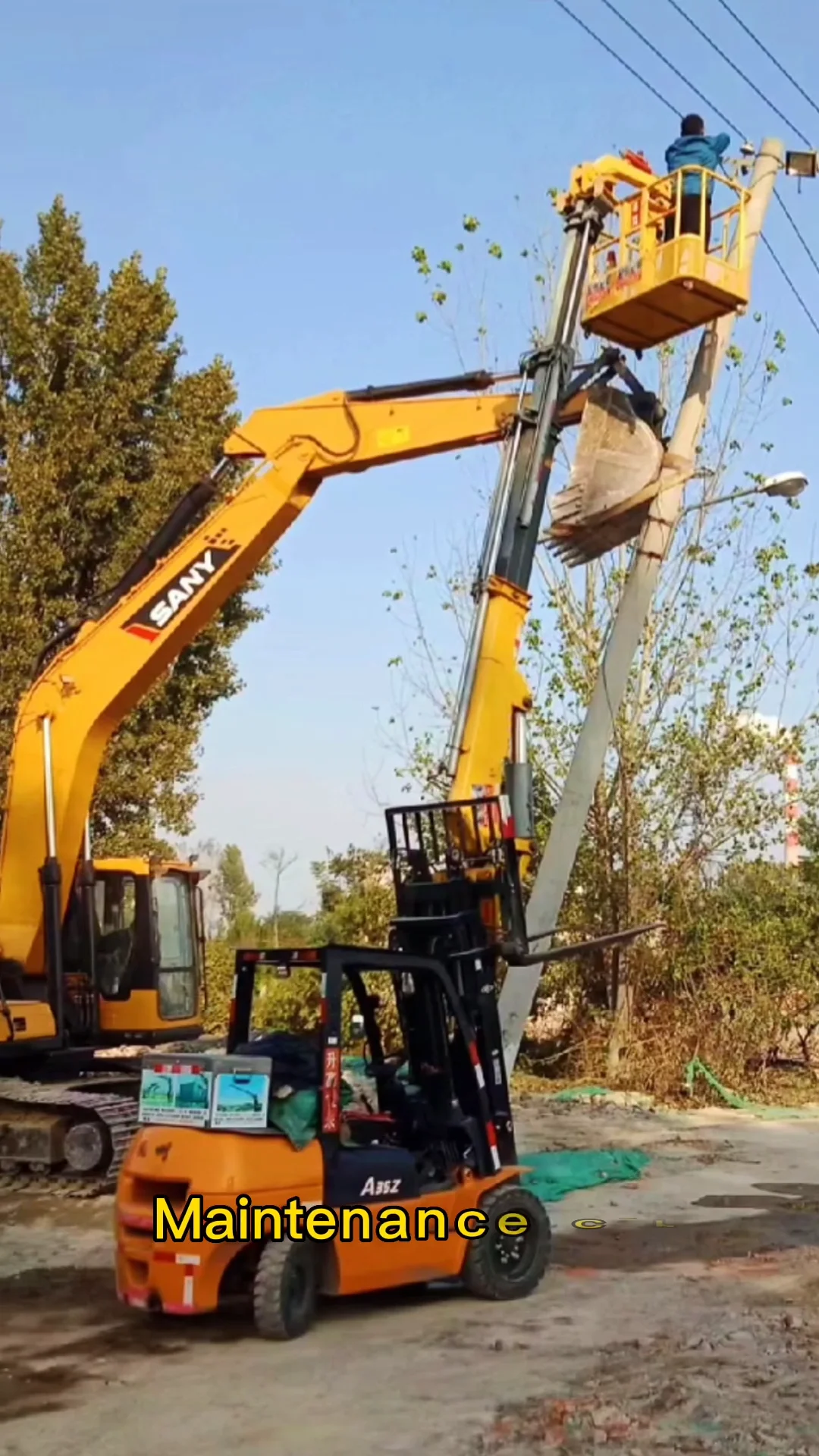 Automatic Hydraulic Forklift Flying Boom Lift Multi-functional Small ...