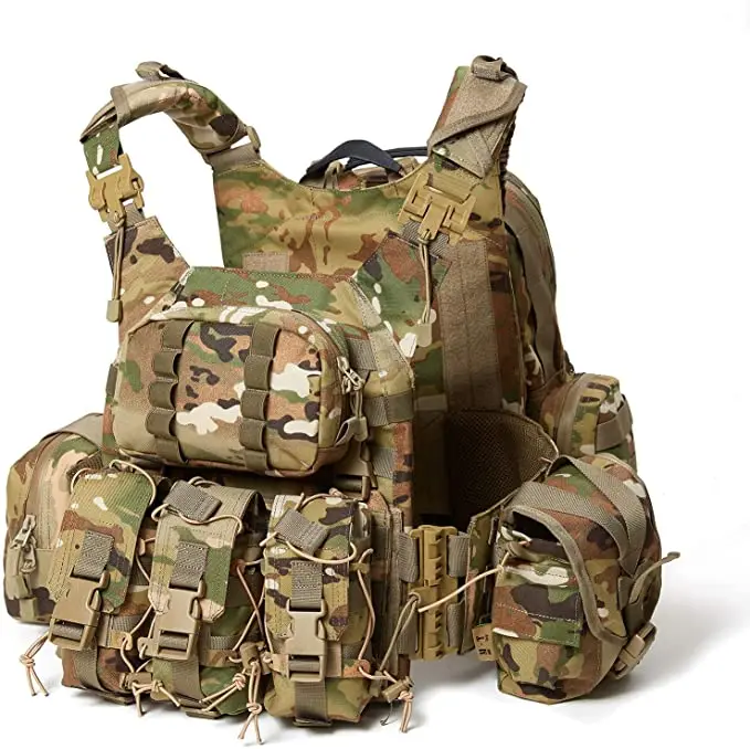 Modular Assaults Vest System: Plate Carrier with Tactical Backpack ...