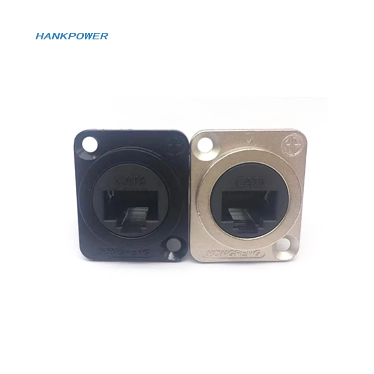 RJ45 Cat6 Socket D-Type Module - Industrial Ethernet Adapter