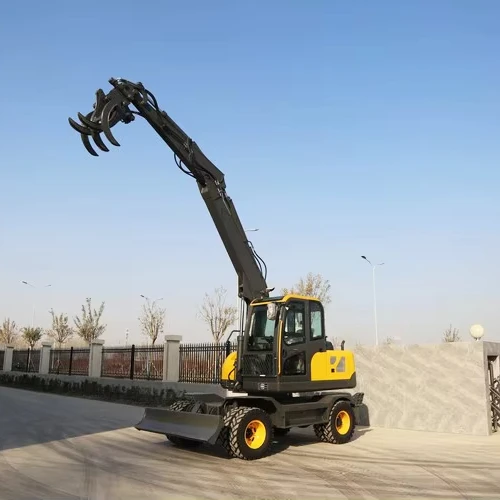 Alibaba.com: CE approved 4ton 7ton 8ton wheeled hydraulic excavator ...