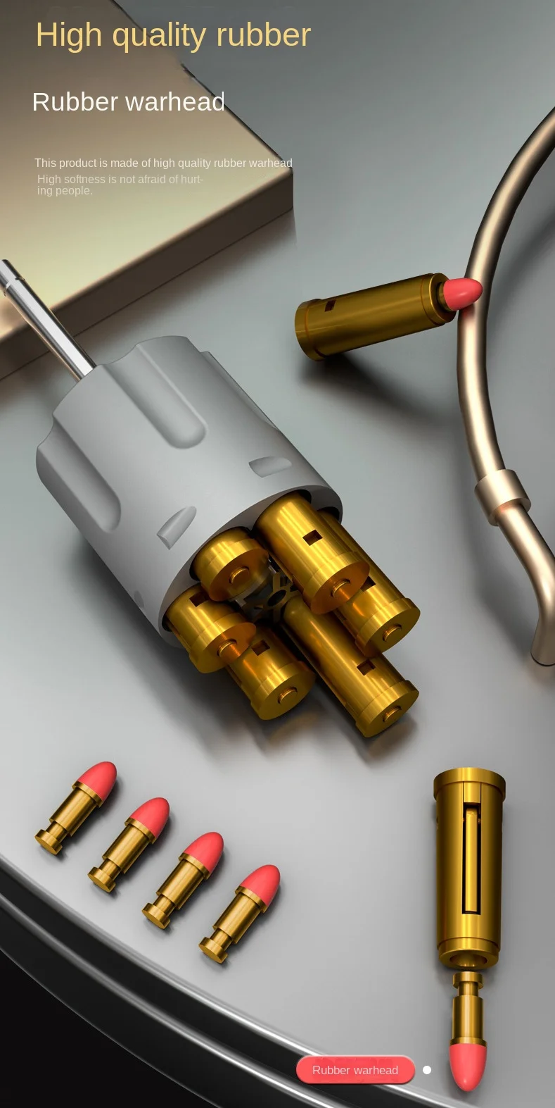 ZP5 357 Upgraded Revolver Shell Ejecting Pistol Gun Airsoft Bullet Gun ...