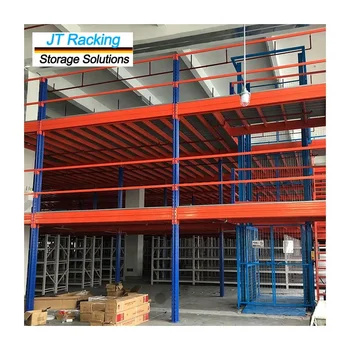 Warehouse Stacking Rack Storage System Heavy Duty Steel Mezzanine Floor ...
