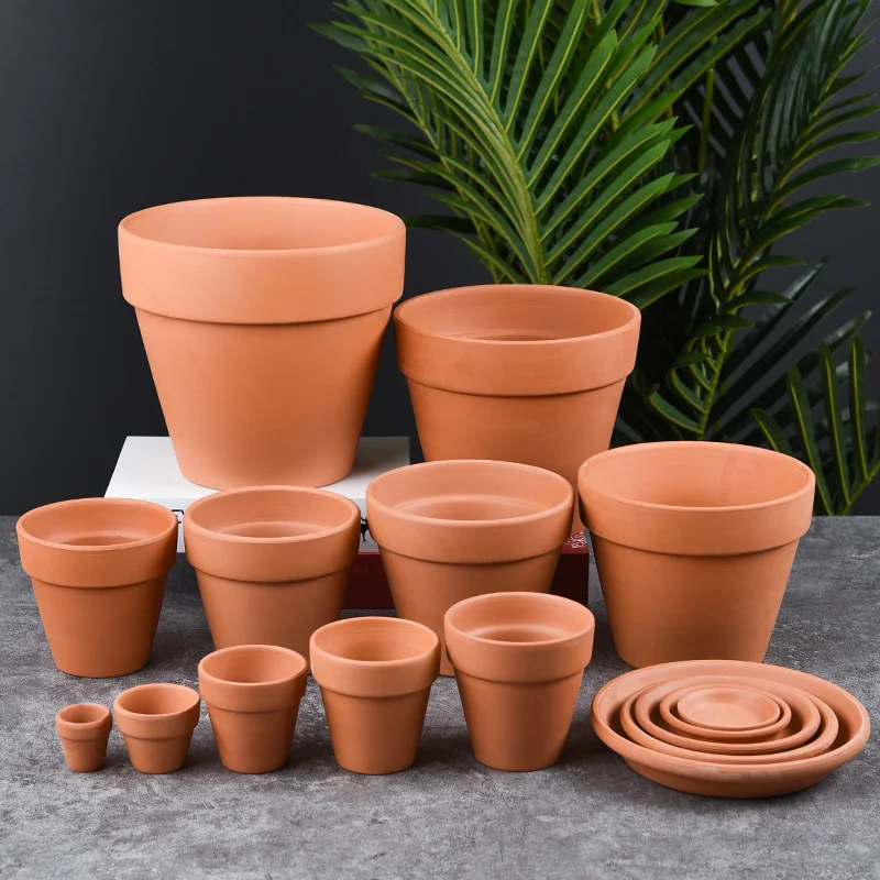 Hot Sale Classical Garden Plastic Indoor Planter Terracotta Flower Pots ...