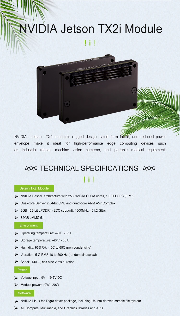 Nvidia Jetson TX2 Module - High-Performance Embedded Solution