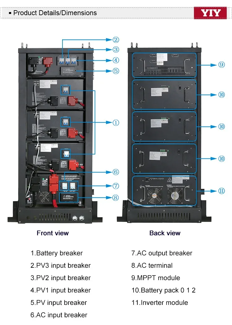 8kw Off-grid Solar Energy System All In One Connected 15kwh Lifepo4 ...
