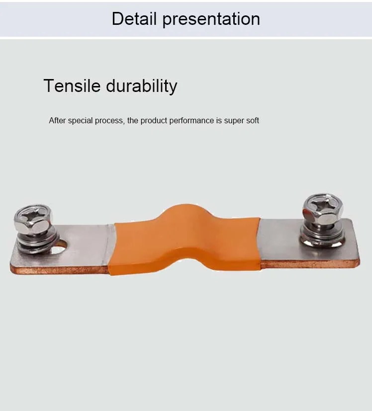 Custom Flexible Nickel Copper Busbars for Battery Soft Connection