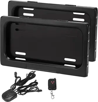 Car Flip License Plate Frame With Remote Control Electric Flipper ...