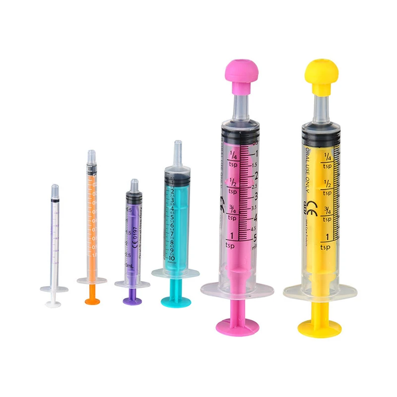 Disposable Plastic Two Parts Oral Food Grade Syringe With Caps - Buy ...