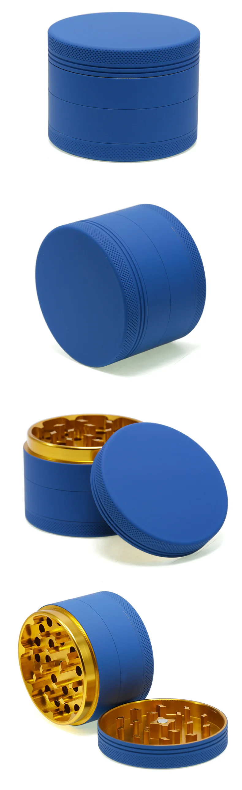 High Quality Rubber Paint Coating Aluminum Grinder 40mm 50mm 55mm 63mm ...