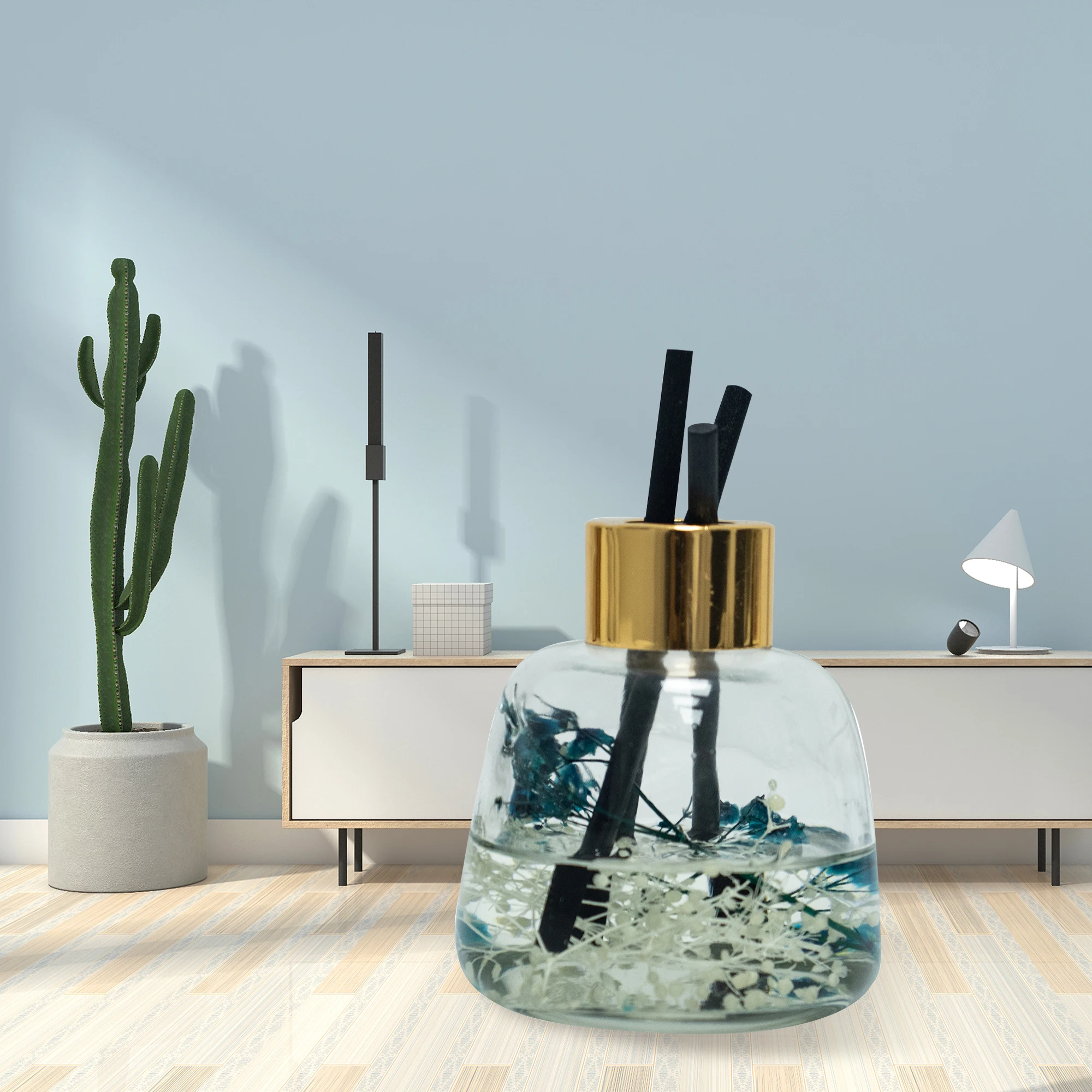 New 2024 Design Crystal Stone Diffuser Reed New Style Reed Diffuser ...