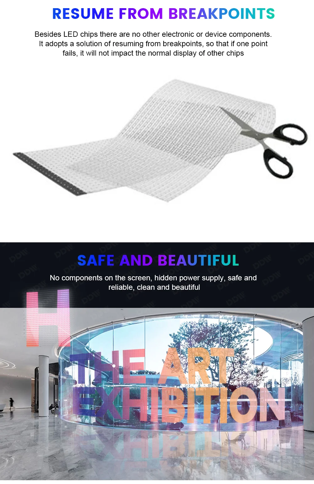 Transparent LED Screens - Easy Installation & Brightness