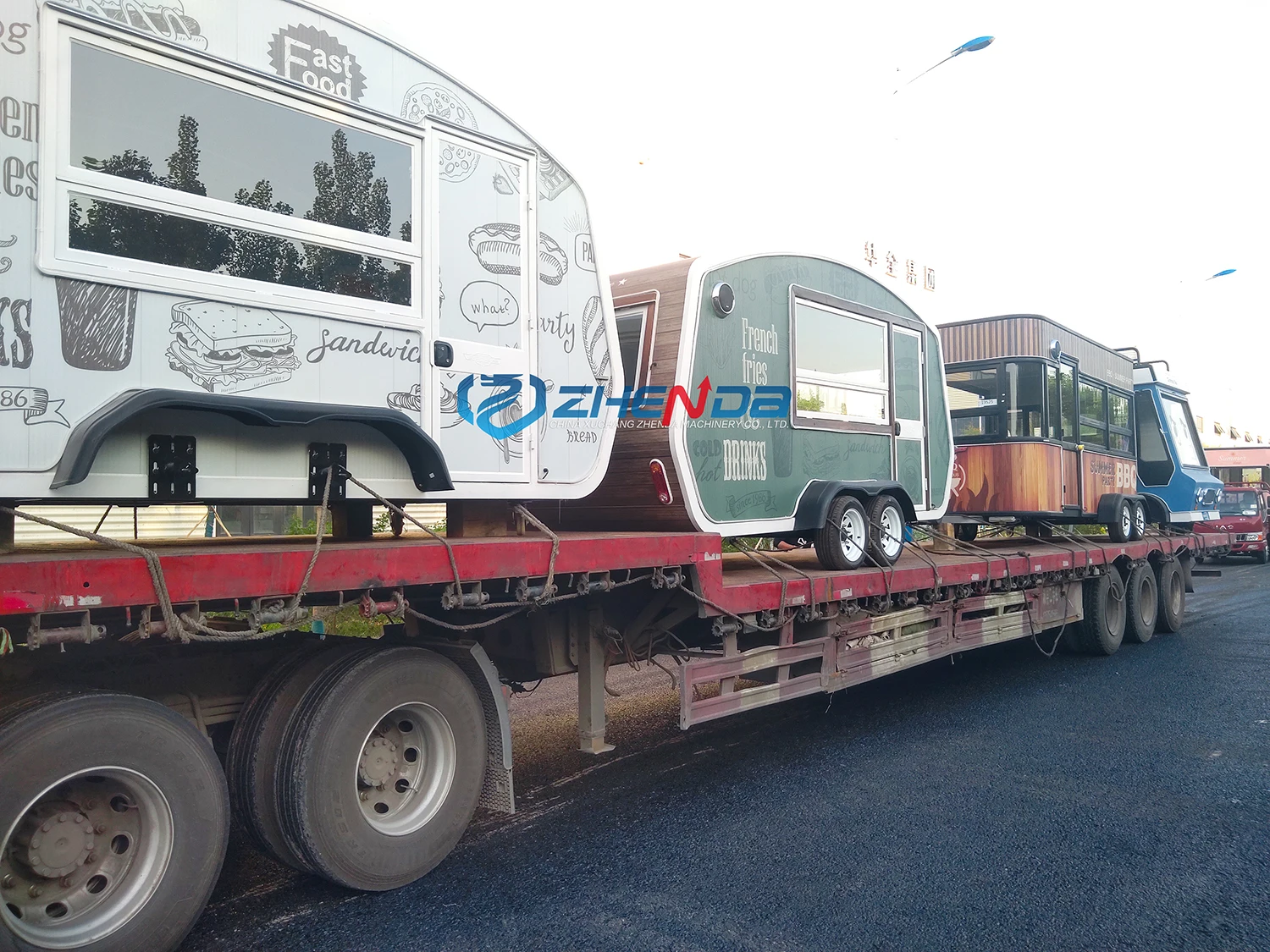 Street Bbq Food Truck Mobile Vending Cart Snack Food Trailer/london ...