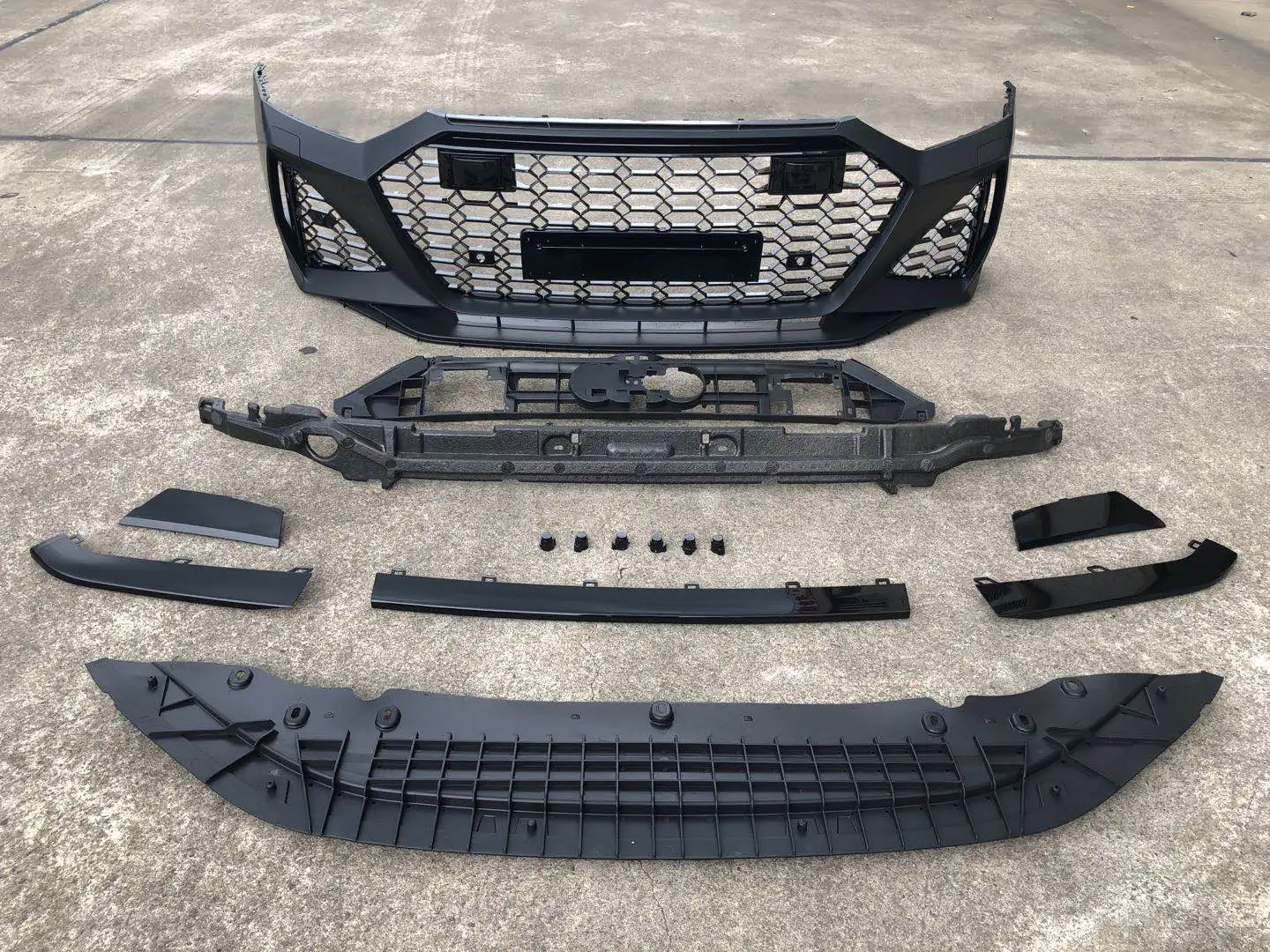 Upgrade Rs7 Style Body Kit Front Rear Bumper For Audi A7 2019-2021 ...