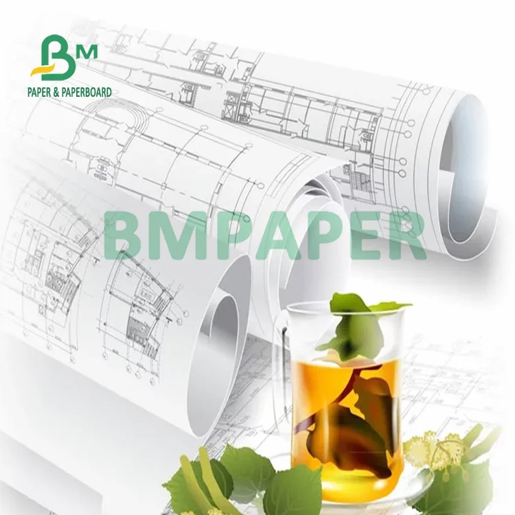 20lb 508mm X 150m Heat Resistance Reusable Inkjet Printing Blue Cad ...