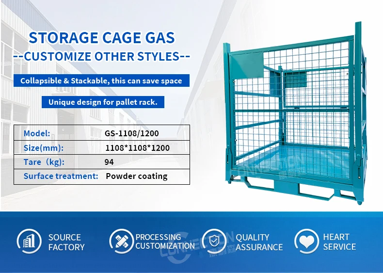 Vertical Storage Efficient Gas Cylinder Storage Solutions Stands Gas ...