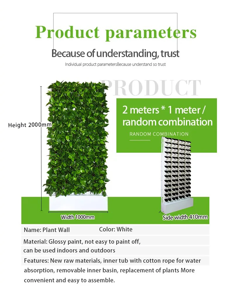 Hydroponic Growing System - 2 Square Meter Indoor Plant Wall for Home ...