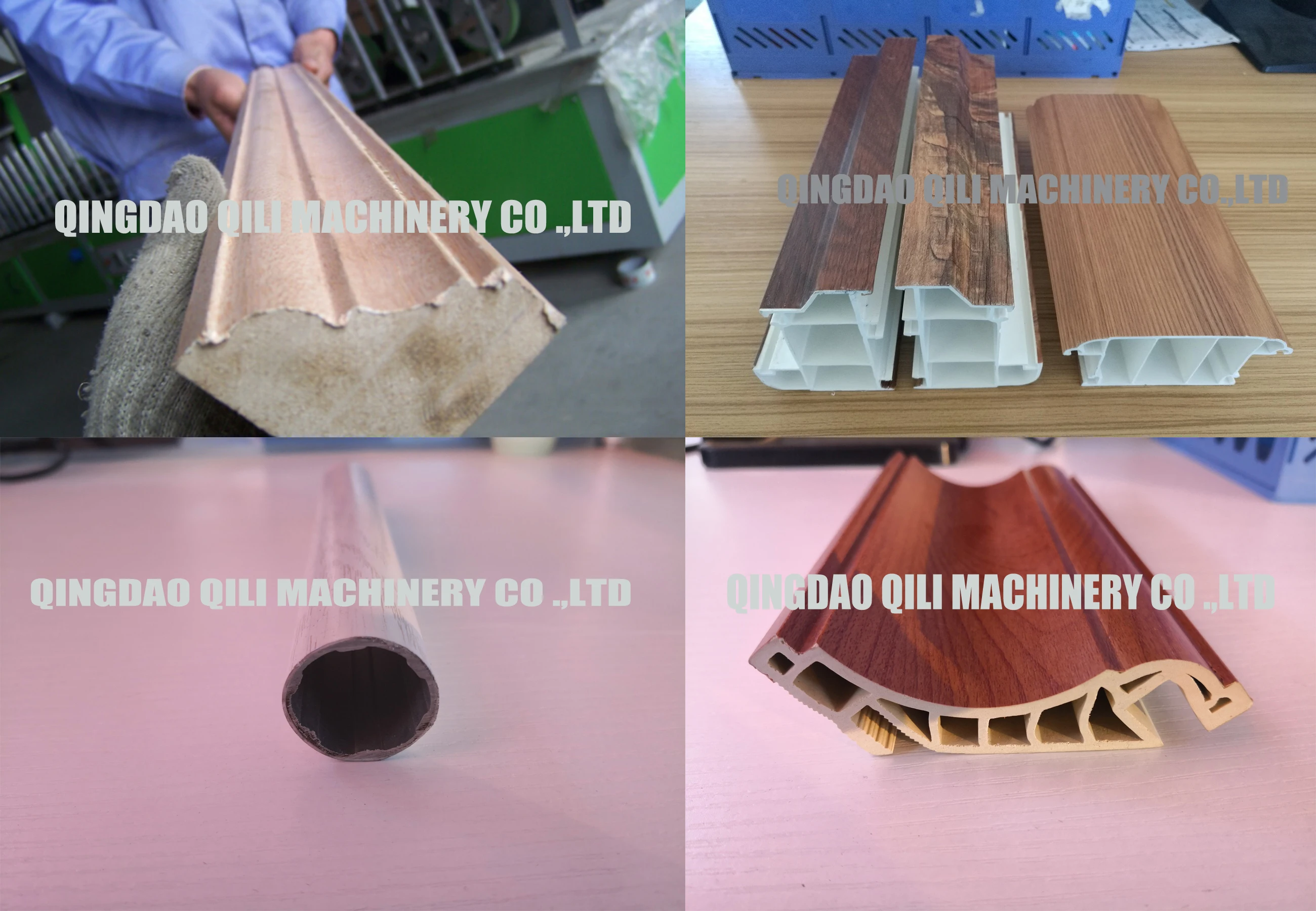 PUR Hot Melt Glue Veneer Profile Wrapping Machine for Wood Frame Making