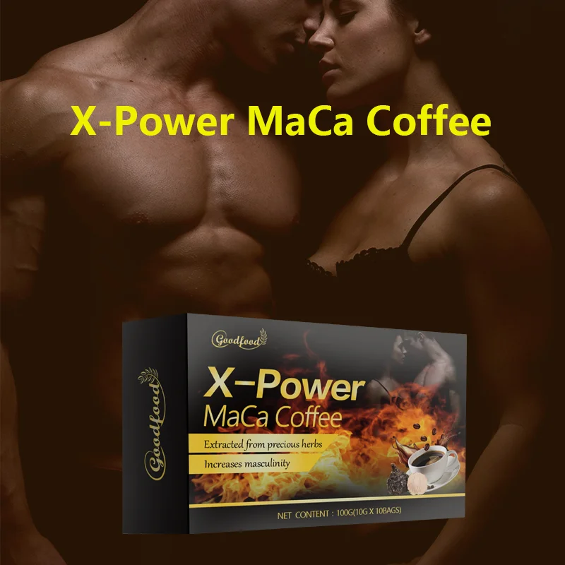 Man X Power Energy Coffee - Men's Health Dietary Supplement with Maca ...