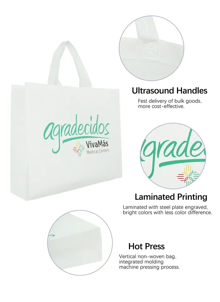 Customizable Non Woven Tote Bags - Durable & Reusable