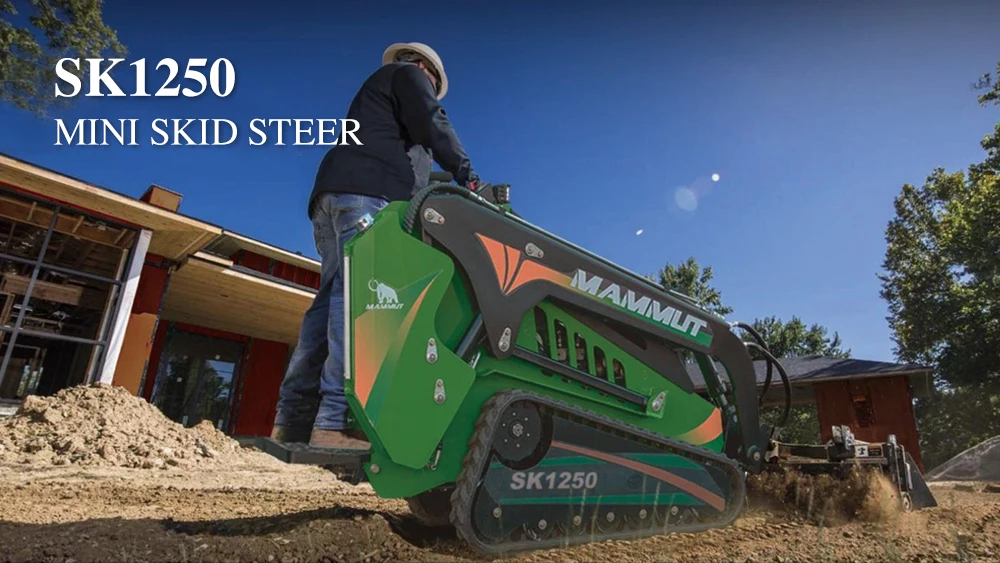 Diesel Engine Skid Steer Track Skid Steer Loader Forestry Mulcher ...