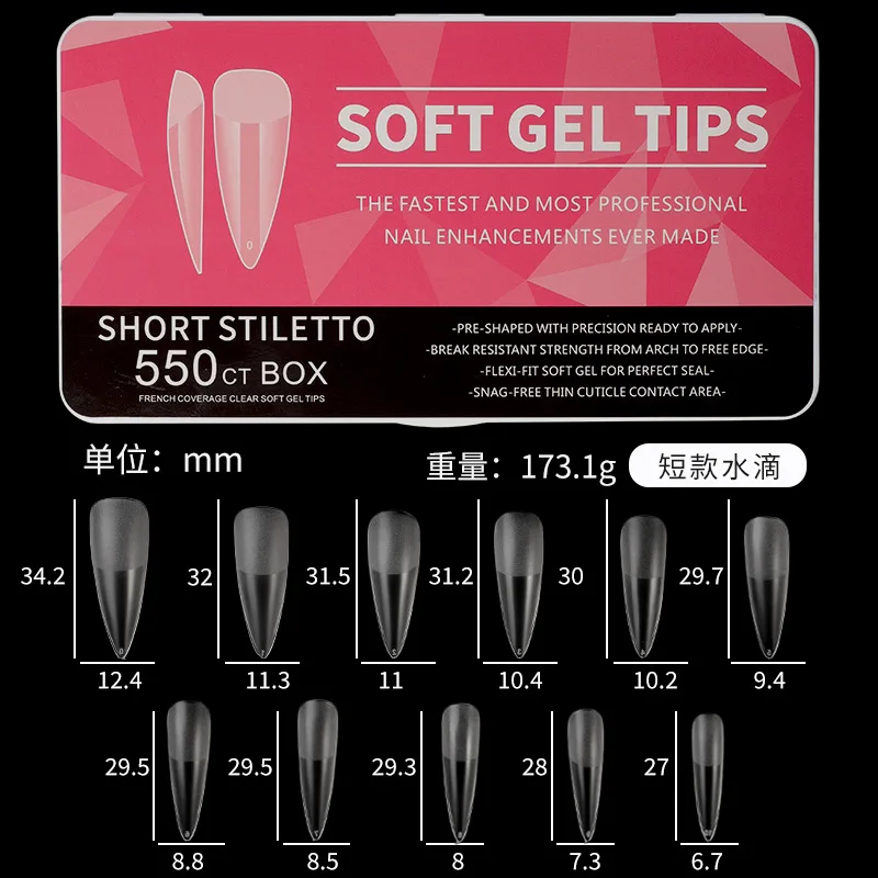 Ultra-thin Traceless Without Grinding Soft Gel Nail Tips Good Price ...