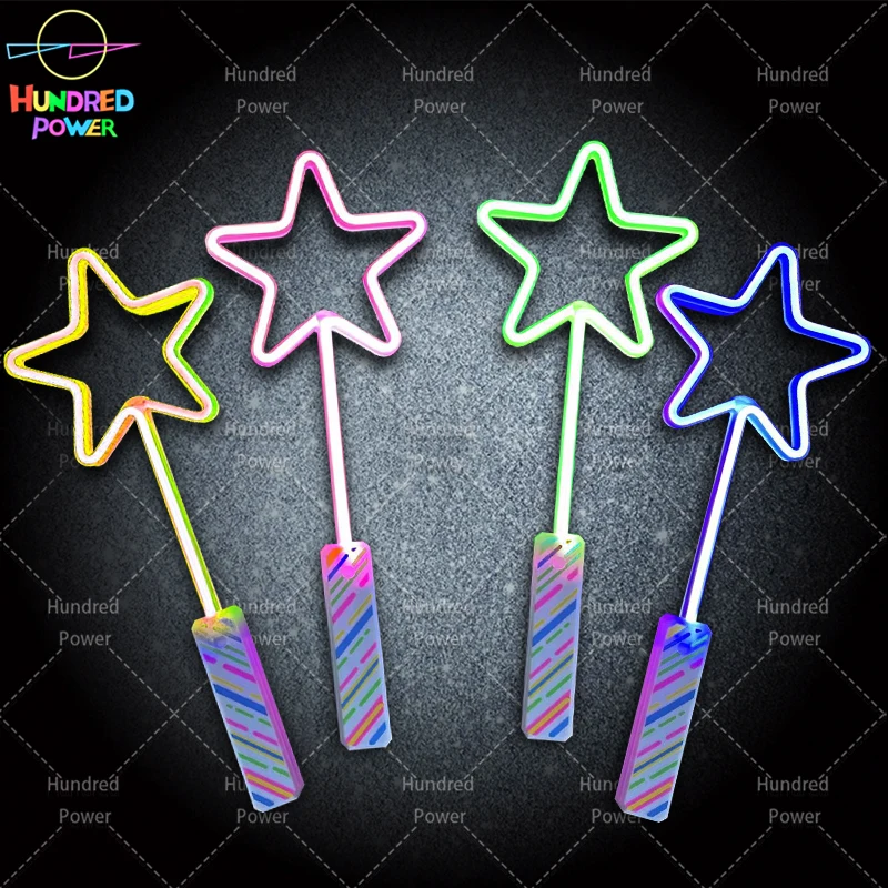 Manufacturers Hot Selling Light Up Toy Neon-5 Point Star Stick Good For ...