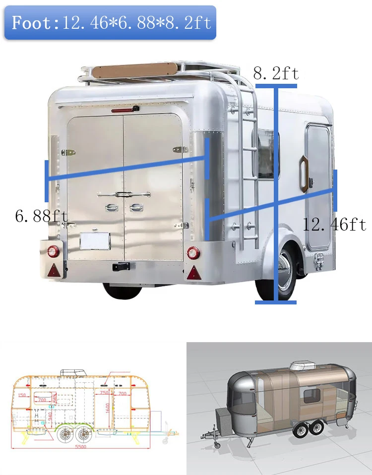 4x4 Aluminium Travel Trailer - Legal RV Truck Capable Off-road