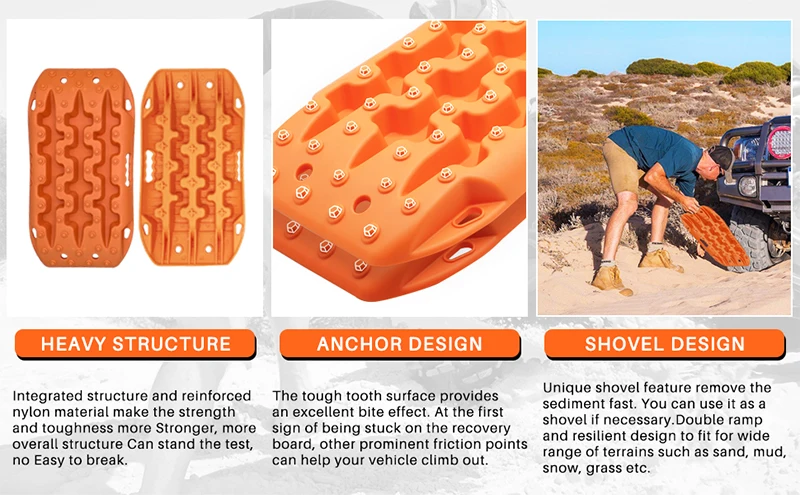 High Quality 4x4 Off Road Nylon Recovery Track Sand Ladder Emergency ...