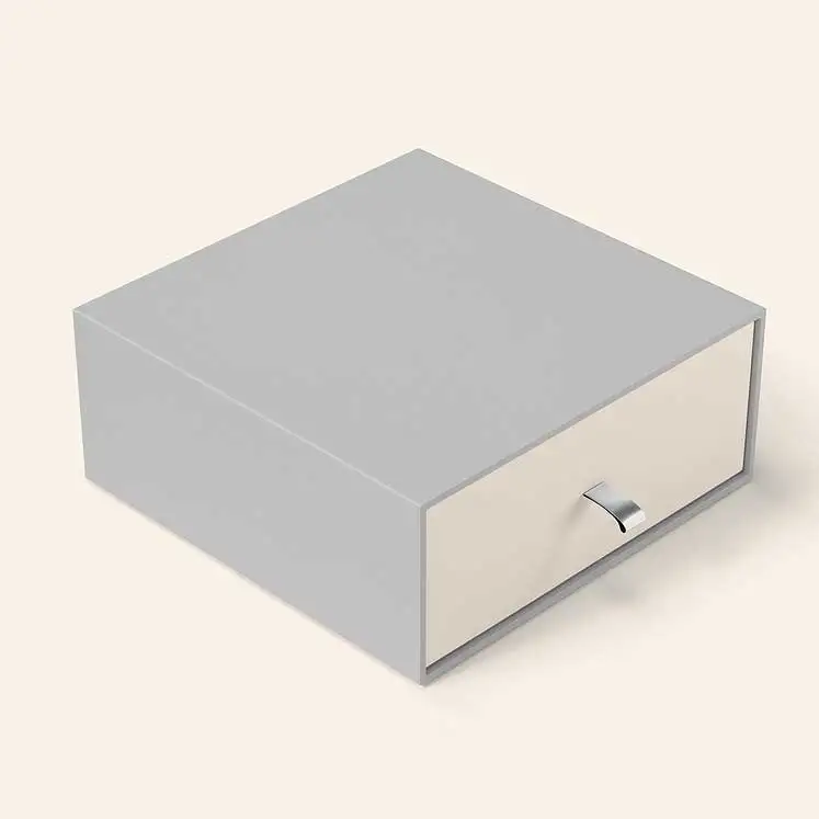 luxury branded ribbon pull tab box customized slide out open sleeve box ...