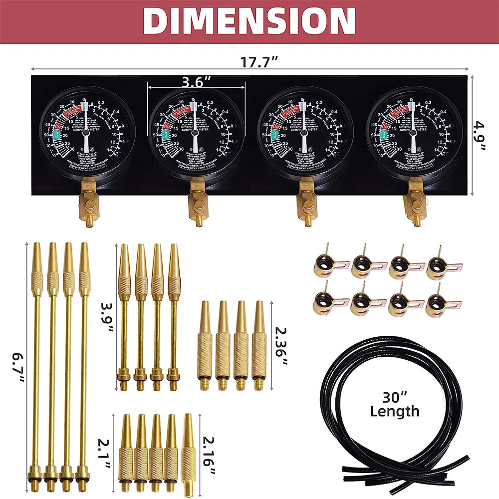 Universal Vacuum Carburetor Synchronization Balancer Gauge Carb Syn ...
