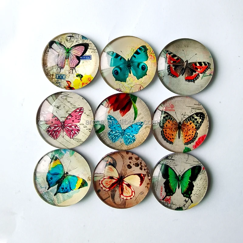 Custom Refrigerator Sublimation Crystal Glass Magnets Impressionist ...