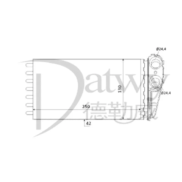 Peugeot 307 Engine Cooling Radiator by Datwy - OE 6448K3