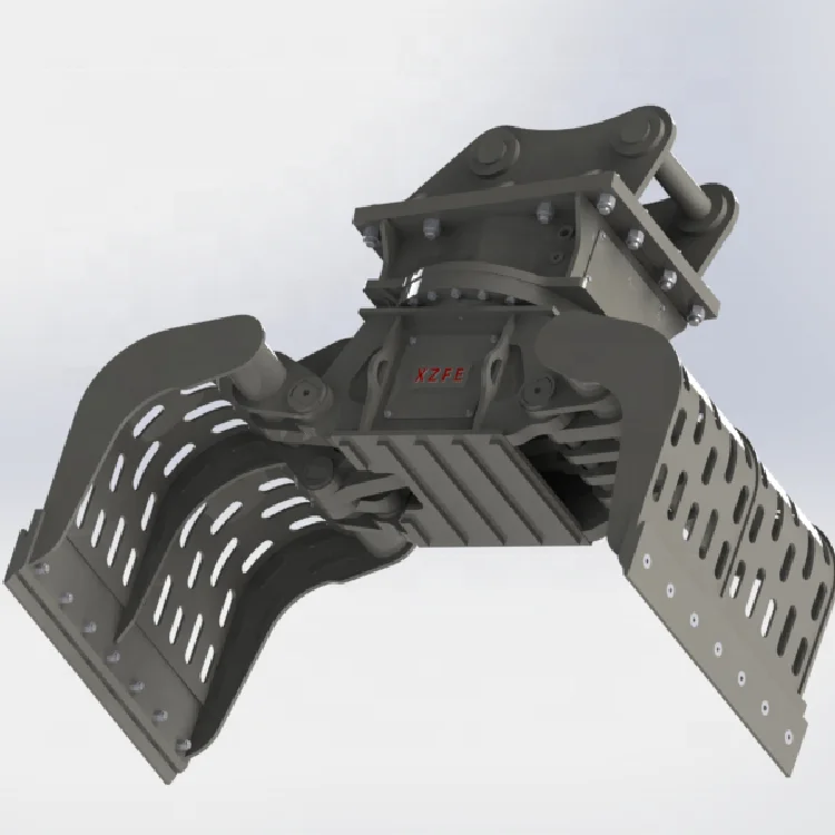Oem Excavator Hydraulic Rotating Sorting Grapple 360 Hydraulic Rotating